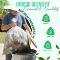 Max Manufacturing 10-15 Gallon Trash Can Liners, Clear Garbage Bags ...