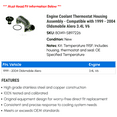 Engine Coolant Thermostat Housing Assembly - Compatible with 1999 ...