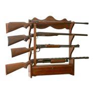 RUGGED GEAR FLOOR MOUNT GUN RACK BLACK METAL UNIVERSAL - Walmart.com