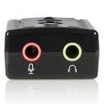 StarTech Virtual 7.1 USB Stereo Audio Adapter External Sound Card, ICUSBAUDIO7 - Walmart.com