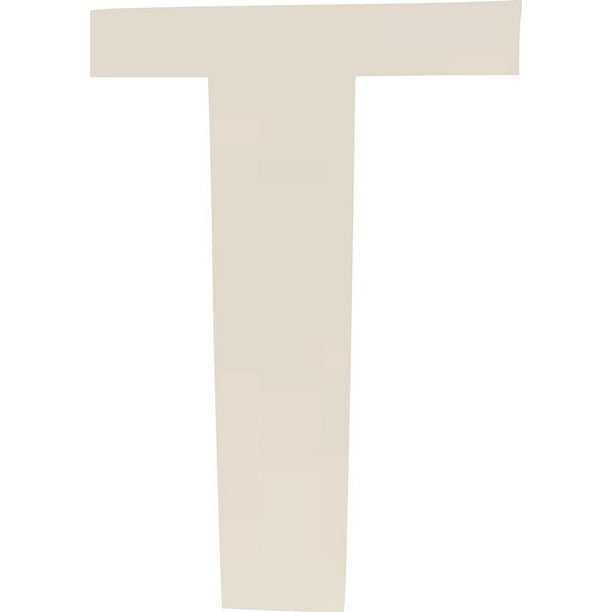 Acrylic Letter T Blank Craft, 10'' Tall White Custom Wedding Reception Signage, DIY - Walmart.com