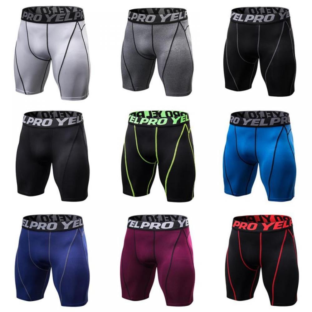 Men Compression Shorts Quick-dry Breathable Athletic Sports Tight ...