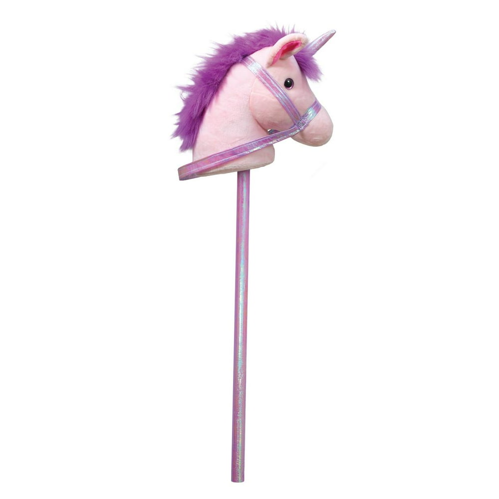 Schylling Starlight Unicorn Ride-on Stick Horse - Walmart.com - Walmart.com