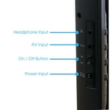 Trexonic Portable Ultra Lightweight Rechargeable Widescreen 10" LCD TV ...