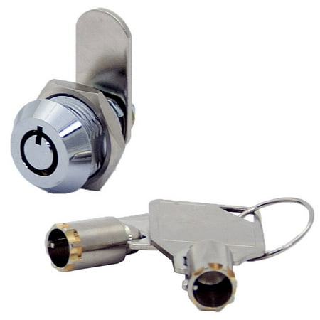 Tubular Cam Lock With 1/2" Cylinder, Keyed Alike - 5 Pack - Walmart.com