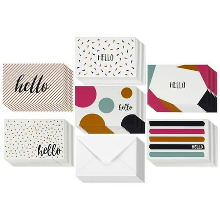 48 Pack All Occasion Assorted Blank on The Inside Note Cards - Greeting ...