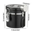 Seasonal Savings, Coffee Bean Canister - Airtight Powder Container ...