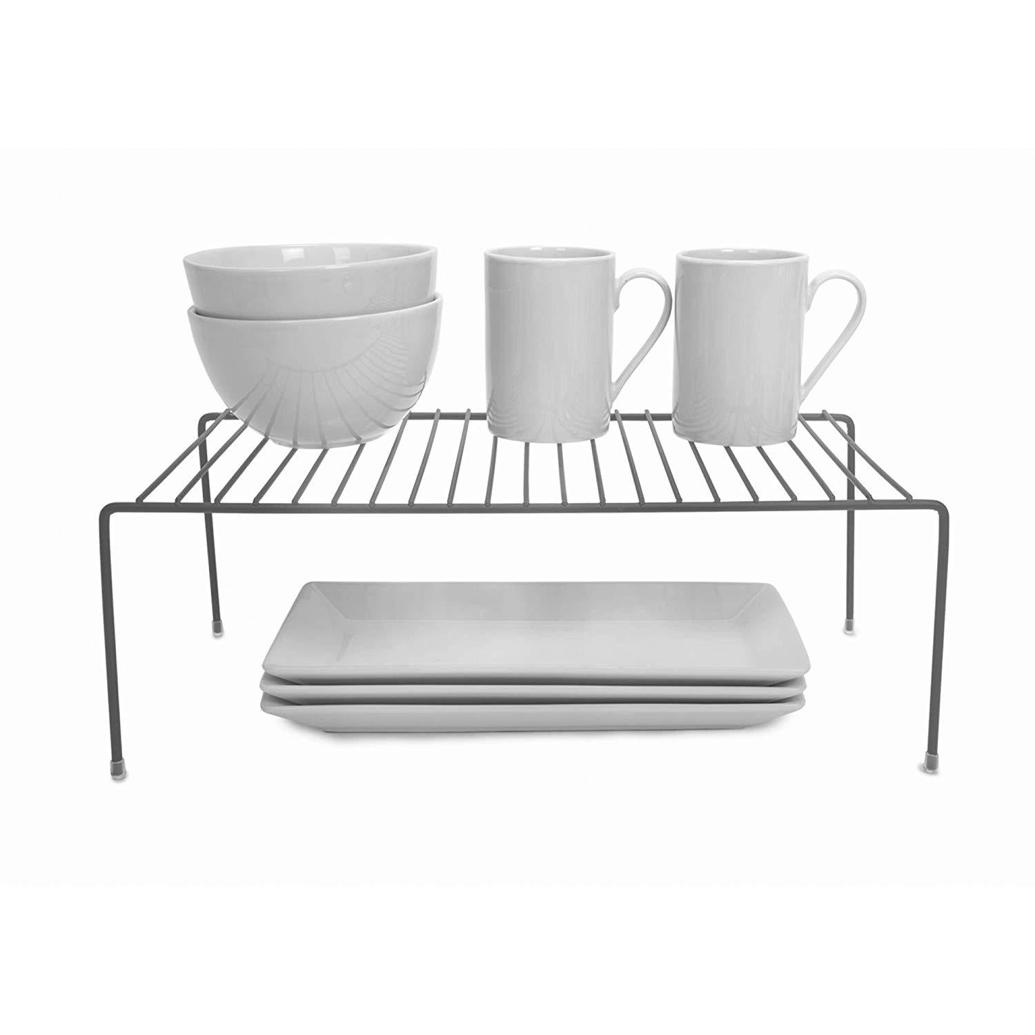 Smart Design Cabinet Storage Shelf Rack - Set of 6 - Large - 8.5 x 16 ...