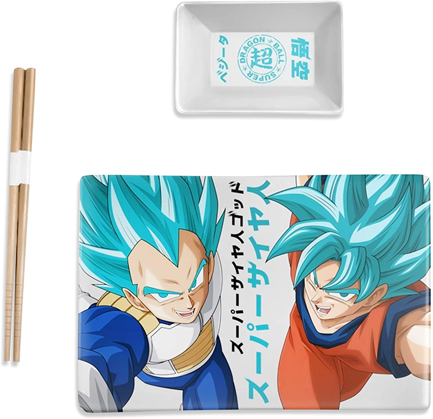 Dragon Ball Super Dinnerware Sushi Set with Chopstick Kitchen Set ...