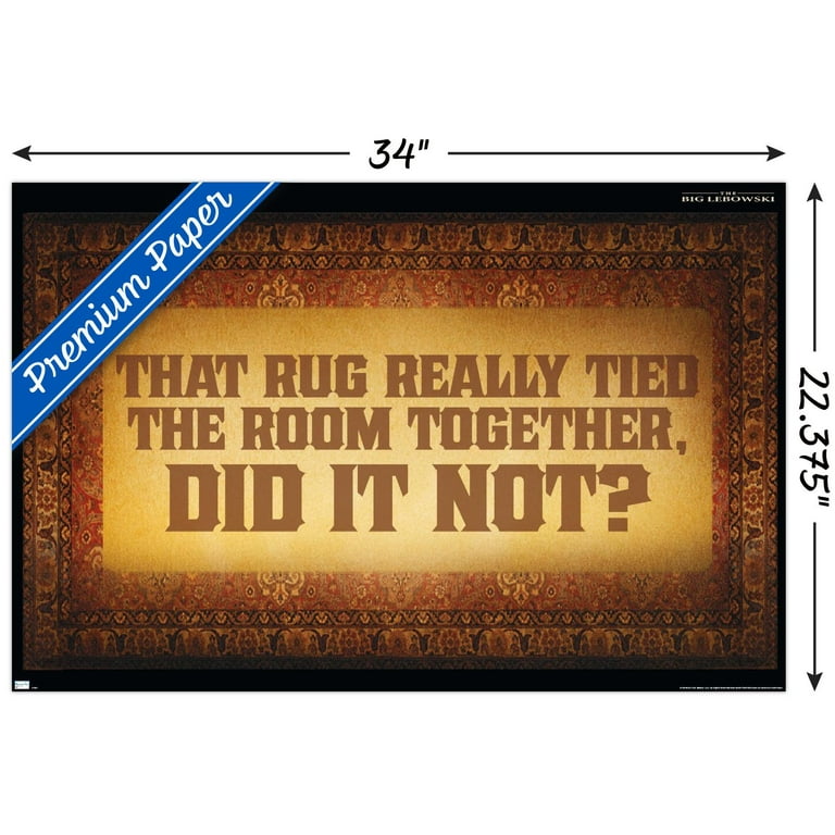 The Big Lebowski Rug Poster