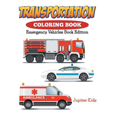 Trucks Planes And More... Coloring Book For Kids: Fun Activity To Color ...
