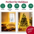 2 Pack LAMPHOME 99ft 300 LED Yellow String Lights, 16 Modes ...