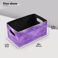 2 Pcs Foldable Felt Storage Bins Decorative Fabric Organizer Baskets ...
