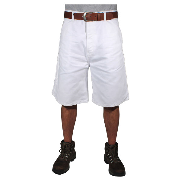 Rugged Blue Male Workwear Painters Shorts Regular Fit Men - White - 38 ...
