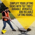 T&T Tools Lid Sling Hook - Lift Manhole Covers & Storm Drain Cover ...