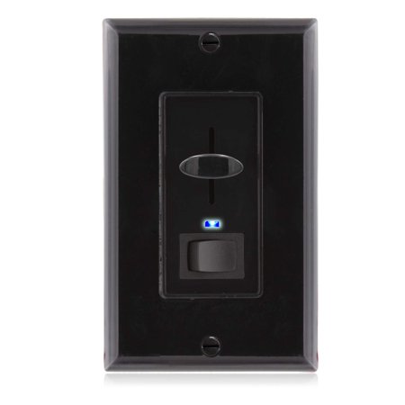 Maxxima Dimmer Electrical Light Switch with Blue Indicator Light, LED ...