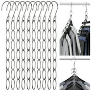 4 Pack Magic Space Saving Clothes Hangers Multifunctional Smart Closet ...