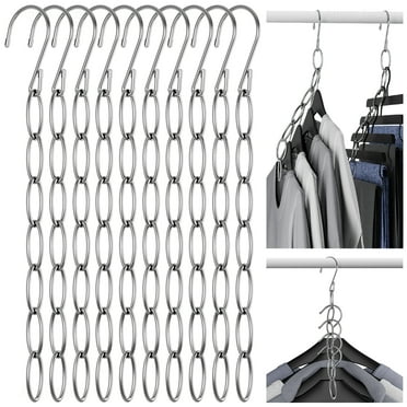 Extendable Clothes Hanger Rack, Space-Saving Stacker, 2-Pack, Metal ...