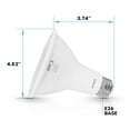 Luxrite PAR30 Long Neck LED Flood Light Bulb 10W=75W 5CCT 850LM ...