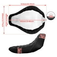 Black Front Driver Solo Seat w/ White For Harley Breakout FXBR Fat Boy ...
