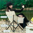 Compact Backpacking Chair Folding Camping Chairs with Side Pocket ...