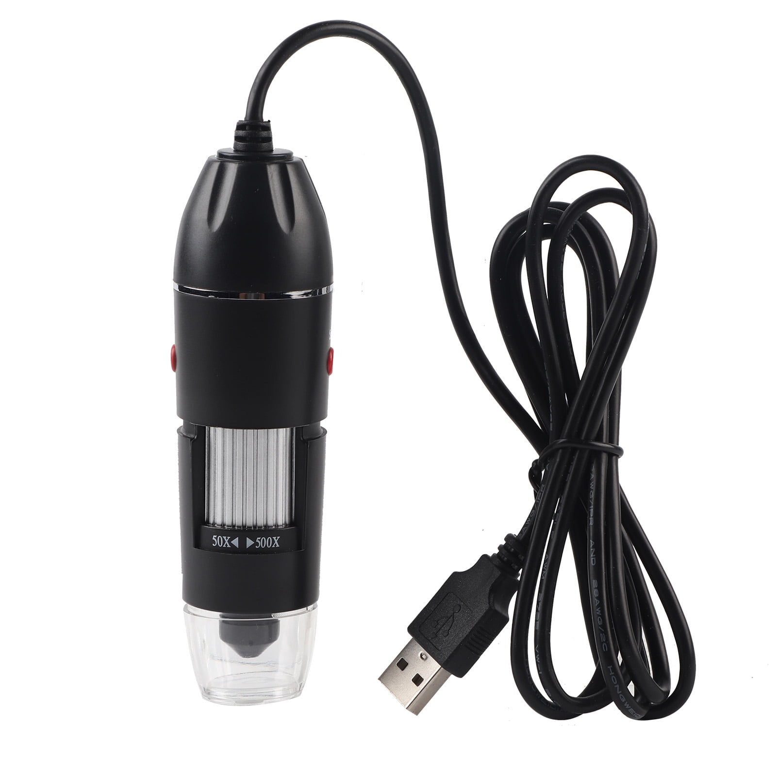 Lupa USB, microscopio electrónico de mano, kit de microscopio 500X ...