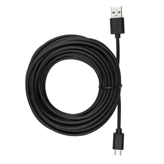PYYAN-Micro USB Charger with 16.4FT Power Extension Cable for Wyze Cam ...