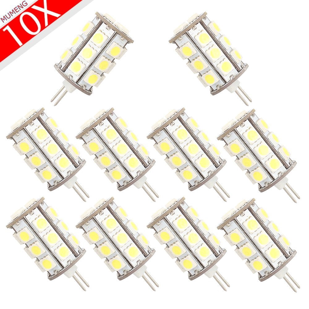 4w Spot Light Bulb G4 5050 SMD 27 LEDs Warm White 210lm Nature DC12V ...