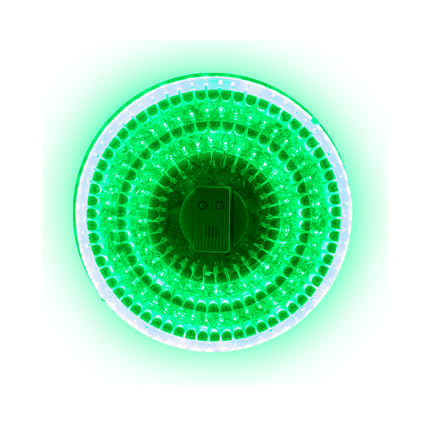 Serie Navideña Musical Luz Led Verde 140 Focos 8 Funciones 6.6 m ...