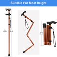 SupreGear Folding Cane - Foldable Walking Cane for Men, Women - Collapsible Adjustable Portable ...