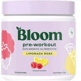 Bloom Pre-Workout Suplemento Alimenticio Sabor Limonada Rosa 175 gr ...