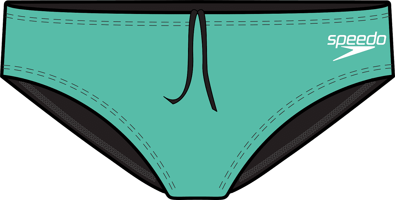 Speedo Eco Endurance Solid One Brief Men's Color: Turquoise, Size: 32 ...
