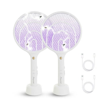 Rotating Head Rechargeable Electric Fly Swatter Electric Fly Swatter ...