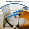 RENACLIPY 2Pcs Office Chair Armrest Cushion Covers Blue Soft PP Cotton ...