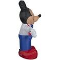 Gemmy Airblown Inflatable Patriotic Mickey Mouse, 3.5 ft Tall, white ...