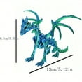 1Pc 3D Printed Dragon Skeleton With Movable Joints - Versatile Indoor ...