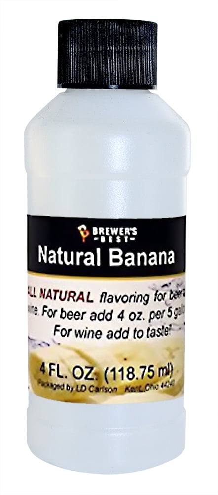 Brewer's Best Natural Beer and Wine Fruit Flavoring (Banana) - Walmart.com