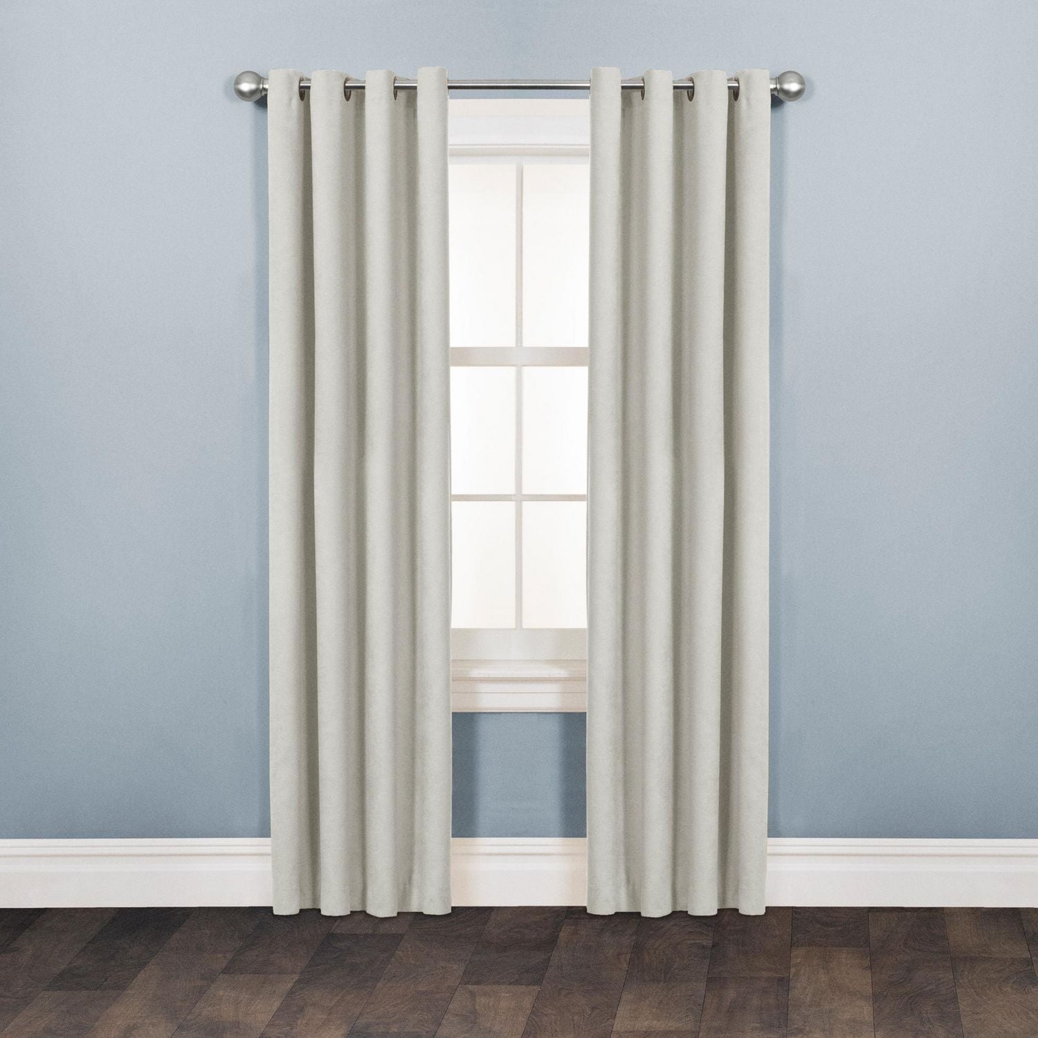 Click here for Mainstays Faux Suede Drapery Grommet Window Curtai... prices