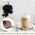 Boat Motor Coffee Stirrer, Novelty Wind-up Outboard Engine Drink Mixer ...