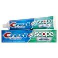 Crest Complete Plus Scope Advanced Active Foam Striped Toothpaste 8.2 ...