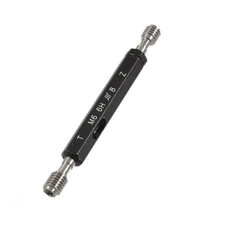 Metric M6 x 0.75 6H Steel Double End Hex Handle Thread Plug Gage Gauge - Walmart.com