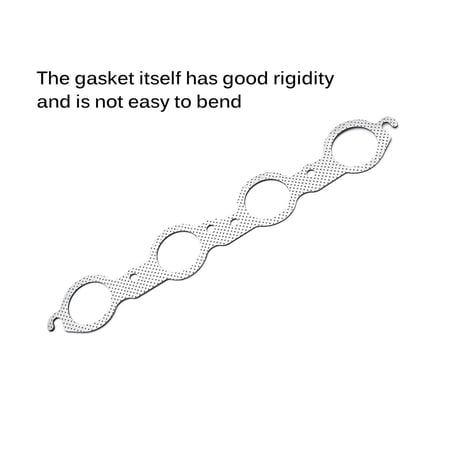 2pcs Exhaust Manifold Gaskets Steel Exhaust Manifold Manifold Gasket ...