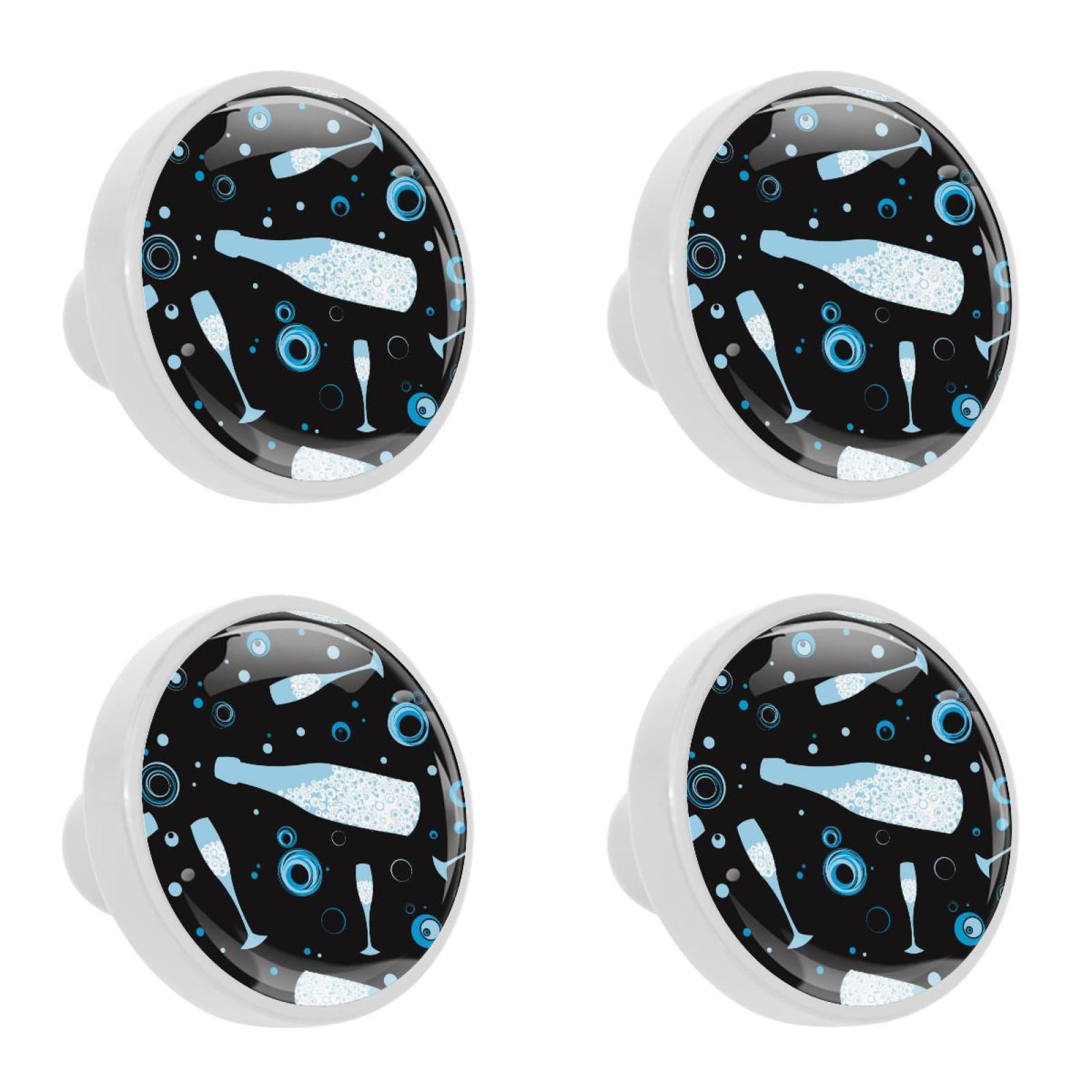 4 Pcs Wine Bottle Knobs for Kitchen Cabinet Cupboard Dresser Bookcase ...