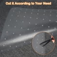 Clear Carpet Protector, 72"x 36"Vinyl Plastic Floor Runner Rug, Heavy ...