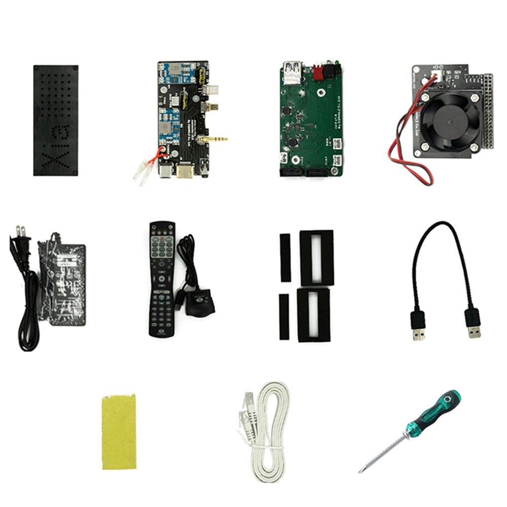 Buy Xigeapg US Plug Suitable for Raspberry Pi 4B NAS Storage Server ...