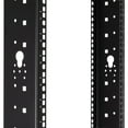 NavePoint 25U 2 Post Open Frame Server Rack for 19 Inch Equipment, AV ...