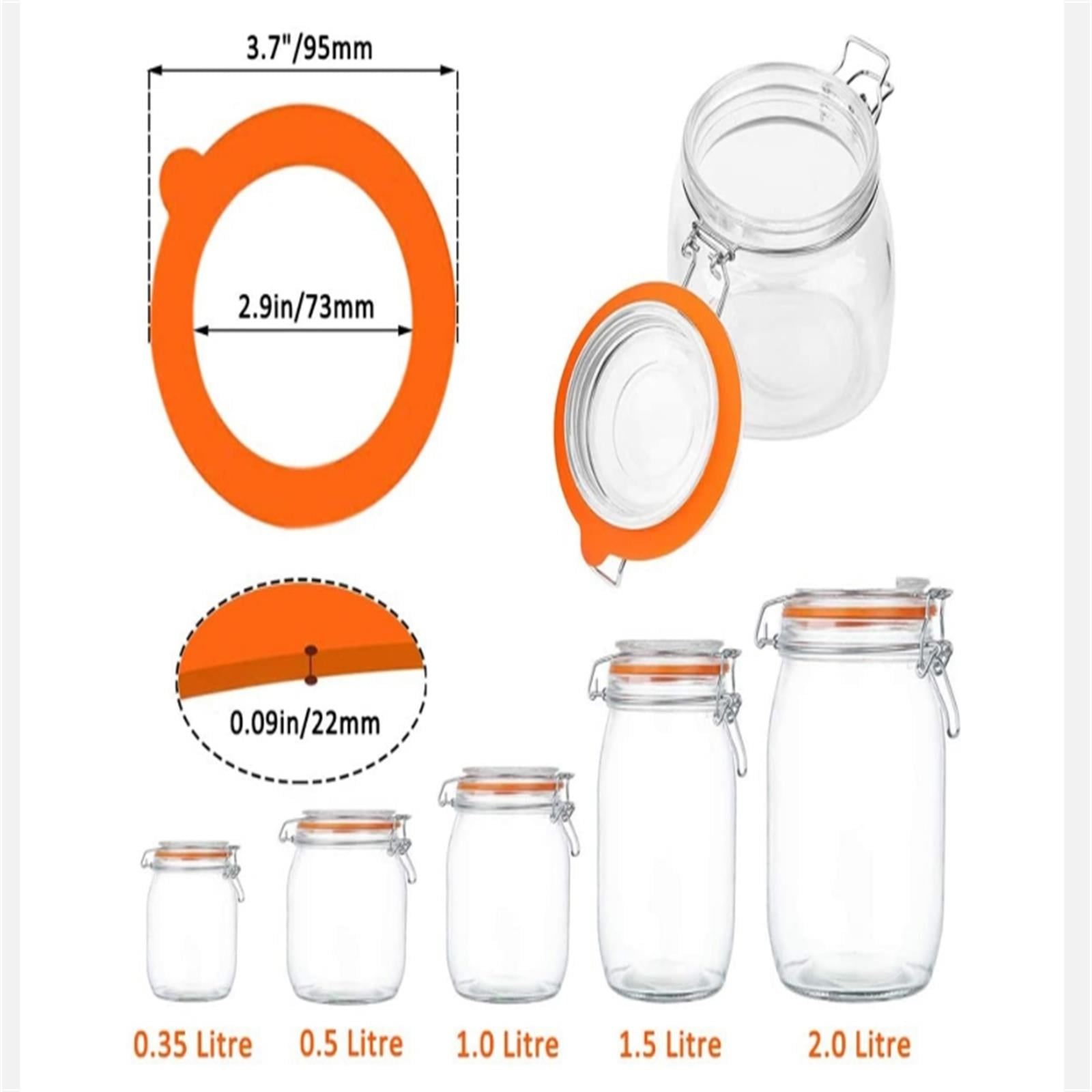 Click here for Hilingoto Clearance Jar Seals Gaskets Easy To Repl... prices