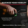 2-in-1 Clip-On Personal Alarm with LED Safety Light, 120dB Alarm ...