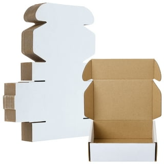 CH-BOX 50 Pack 12.125x9.125x2'' Corrugated Easy-Fold Box Mailers Height ...