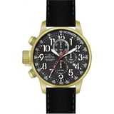 Invicta Men's I-Force 28741 Gold Leather Quartz Fashion Watch - Walmart.com